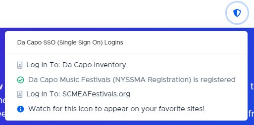 Da Capo Single Sign On (SSO) – Da Capo Music Festivals Documentation